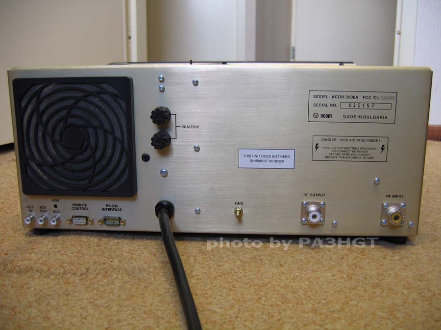 КВ усилитель ACOM 2000A | Аппаратура